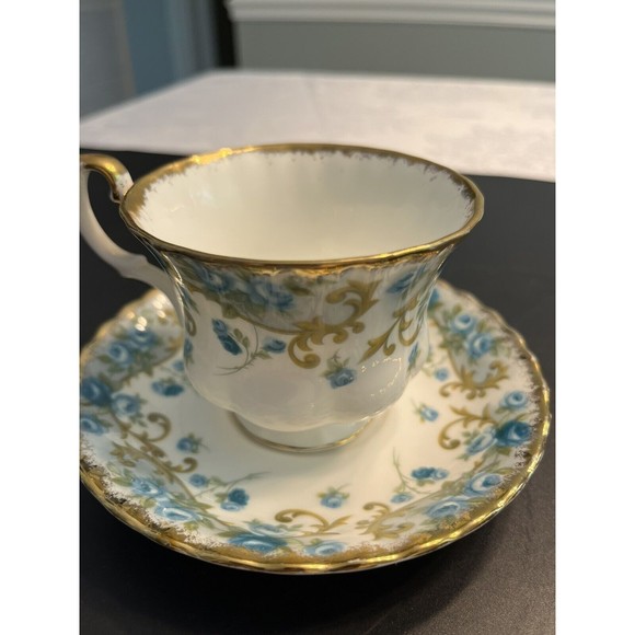Royal Albert | Dining | Royal Albert Blue Rose Tea Cup Saucer Set Bone ...